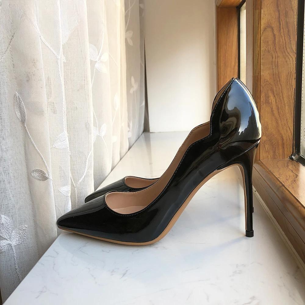 Black Patent Pointy Toe High Heel Shoes – BioBeautify