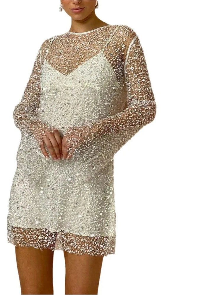 Sheer Two Piece Mini Dress – BioBeautify