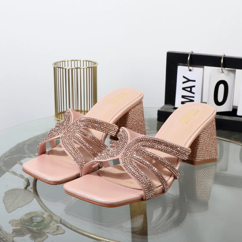 Luxurious Hollowed Out High Heel Slippers for Summer Fashion – BioBeautify