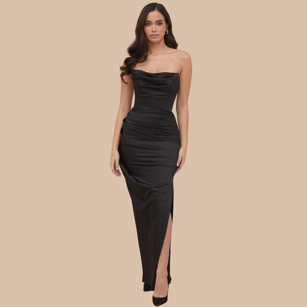 Rachel Satin Gown – BioBeautify
