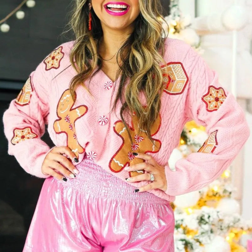 Ugly Christmas Sequin Nutcracker Cardigan – BioBeautify
